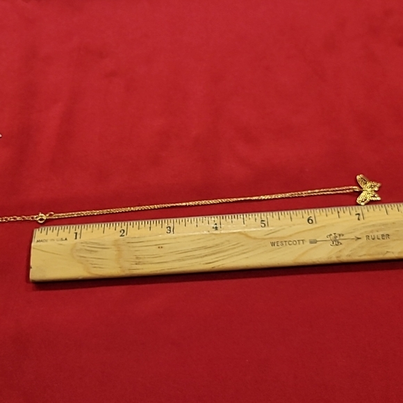 MSCO | Jewelry | Msco 4k Gold Plated Chain With Butterfly Pendent New ...